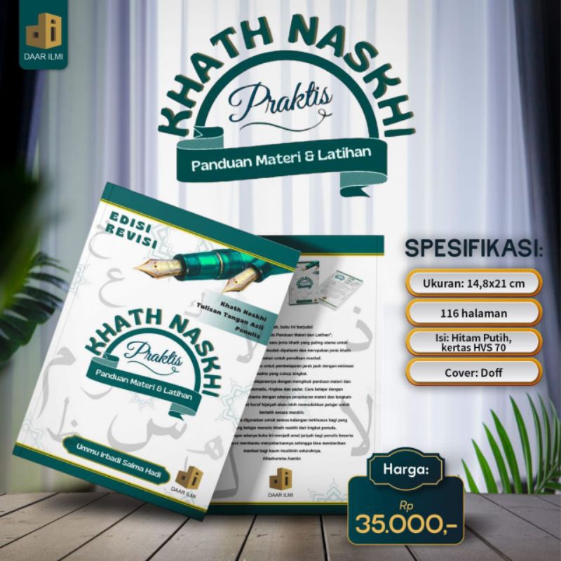 Jual Khath Naskhi Menulis Huruf Arab Praktis | Shopee Indonesia