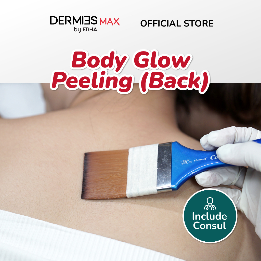 Jual Dermies Max Body Glow Peeling Back | Shopee Indonesia