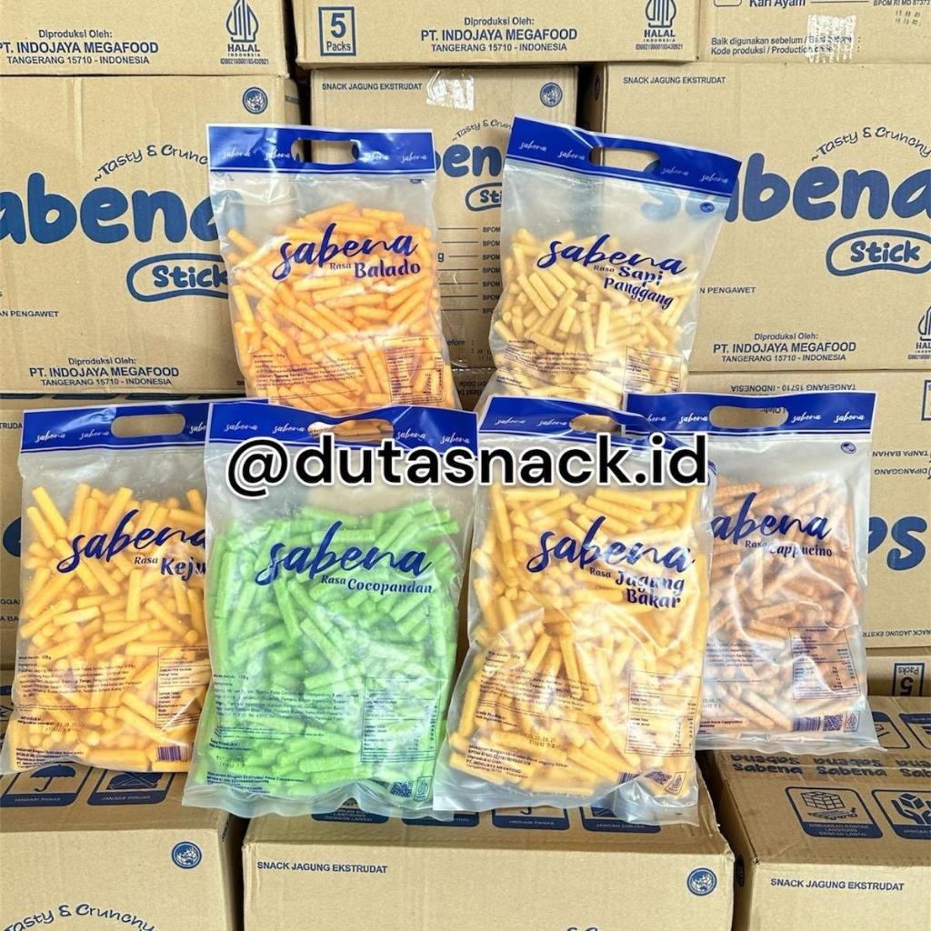 Jual 1 karton snack SABENA NEW ISI 6 kantong MIX rasa bisa COD ( NEW ...