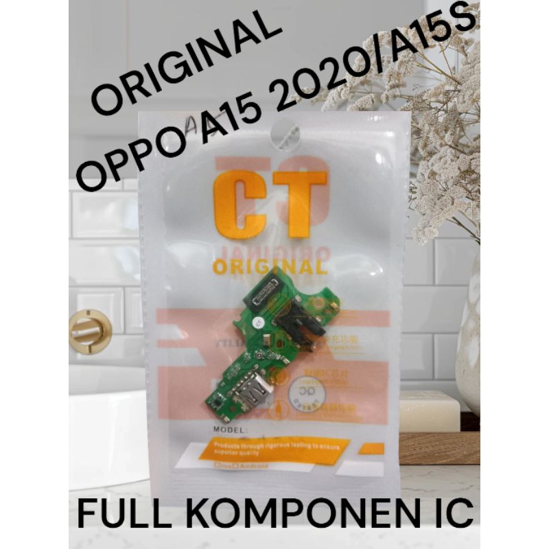 Jual KONEKTOR CAS/OPPO A15 2020/A15S / A35 2021 CAS CHARGER MIC+ HF+IC ...