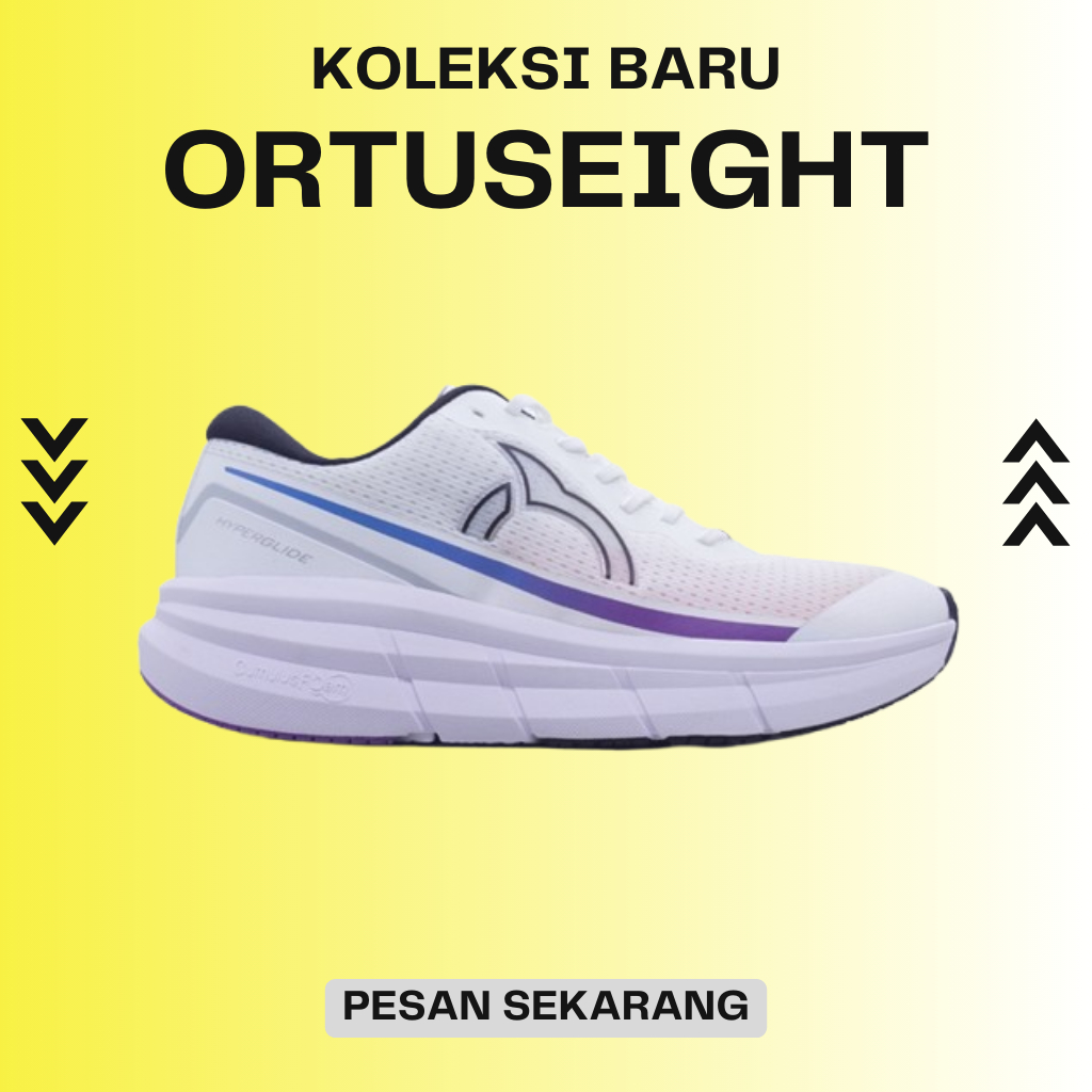 Jual SEPATU LARI RUNNING ORTUSEIGHT HHYPERGLIDE 2.0 PUTIH HITAM ...