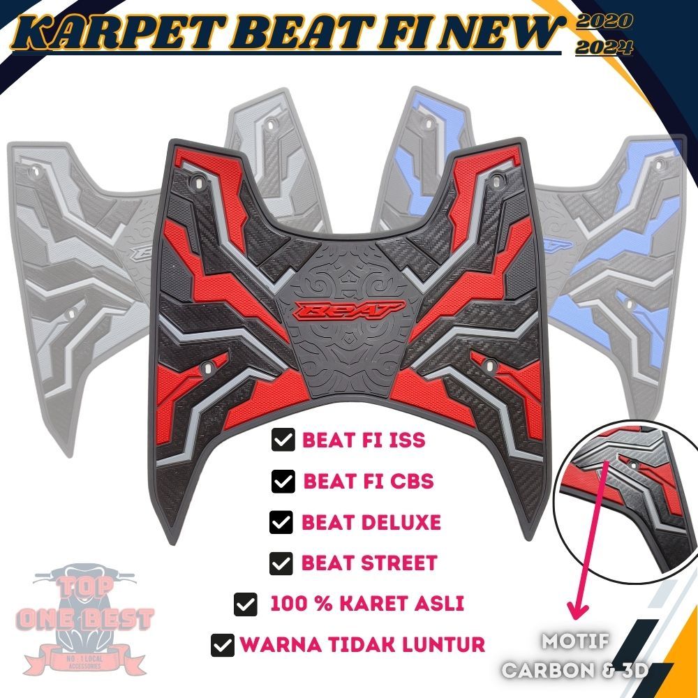 Jual Alas Kaki Motor Beat Fi New 2020 2021 2022 2023 2024 Karpet Beat Cbs Iss deluxe street ...
