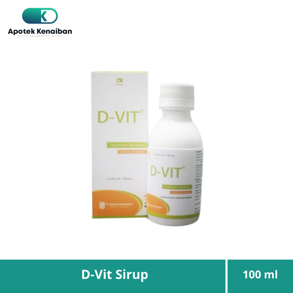Jual D-VIT SIRUP 100 ML / VITAMIN D 400 IU | Shopee Indonesia
