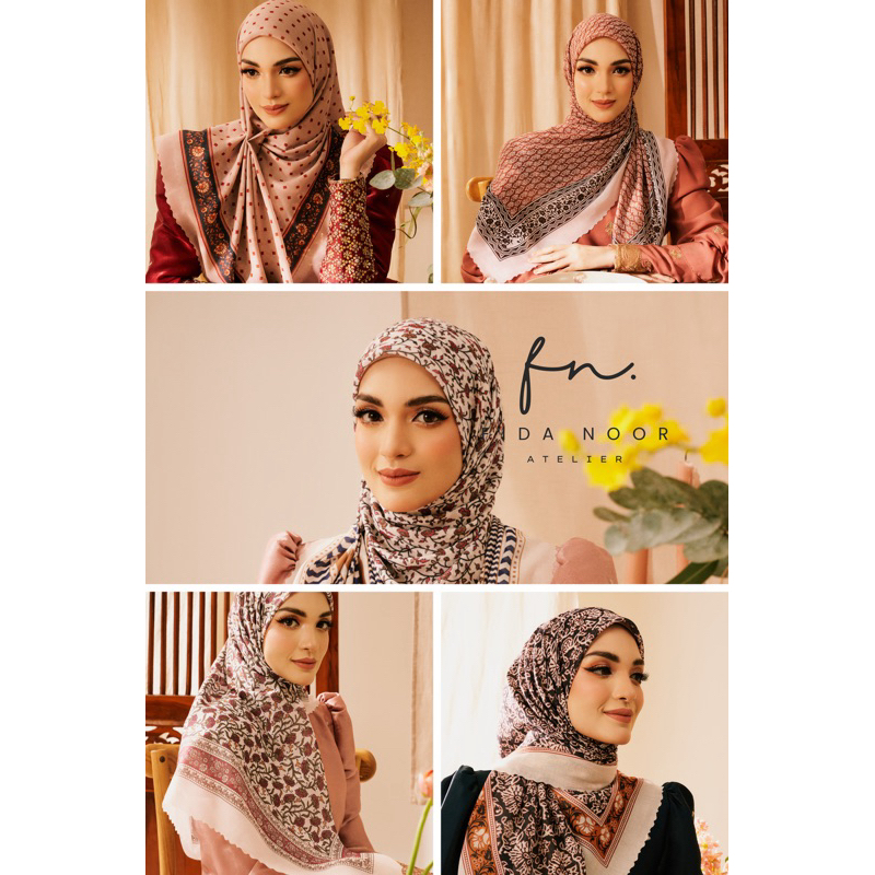 Jual Grosir Hijab Malaysia Segi Empat Voal Motif Raya | Shopee Indonesia
