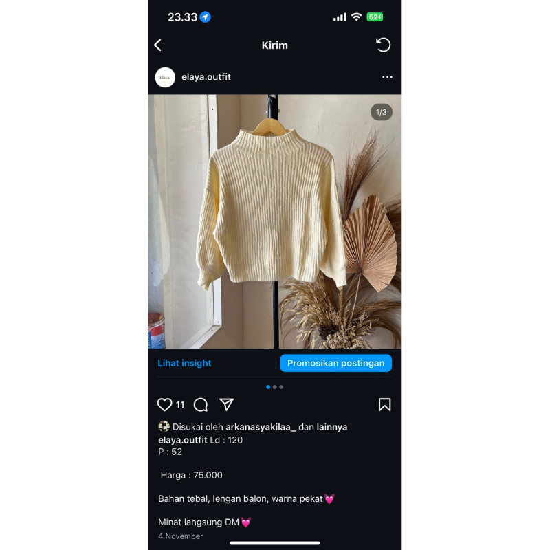 Jual sweater putih | Shopee Indonesia