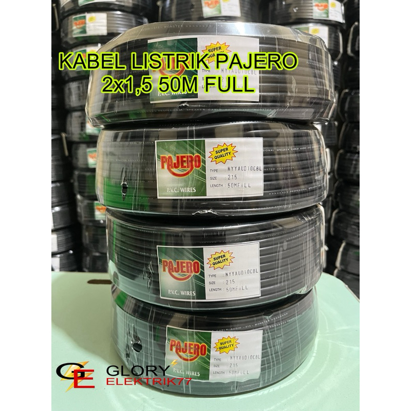 Jual KABEL PAJERO 2X1,5 50M FULL (LISTRIK,POMPA,AUDIO DLL SUPER QUALITY ...