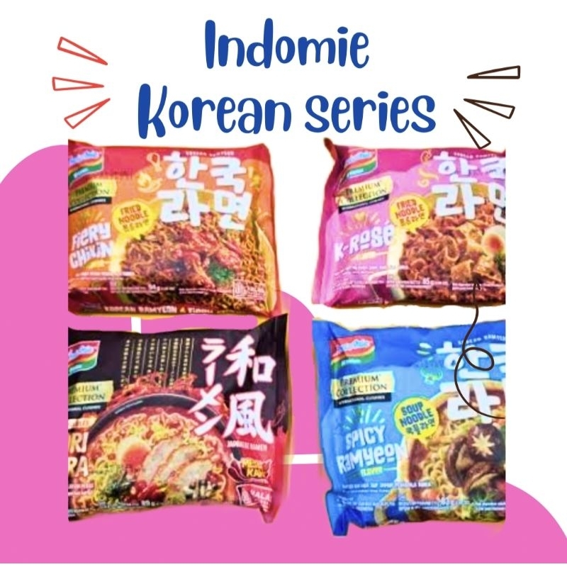 Jual INDOMIE KOREAN SERIES 4VARIAN RASA | Shopee Indonesia
