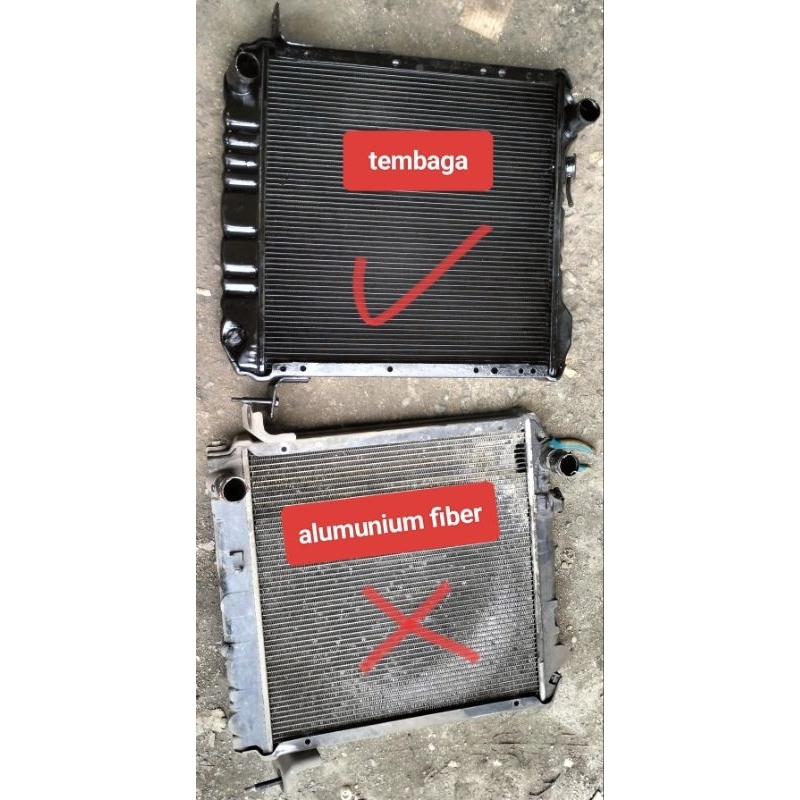 Jual Radiator ORIGINAL Isuzu giga NMR 71 tembaga second siap pakai ...