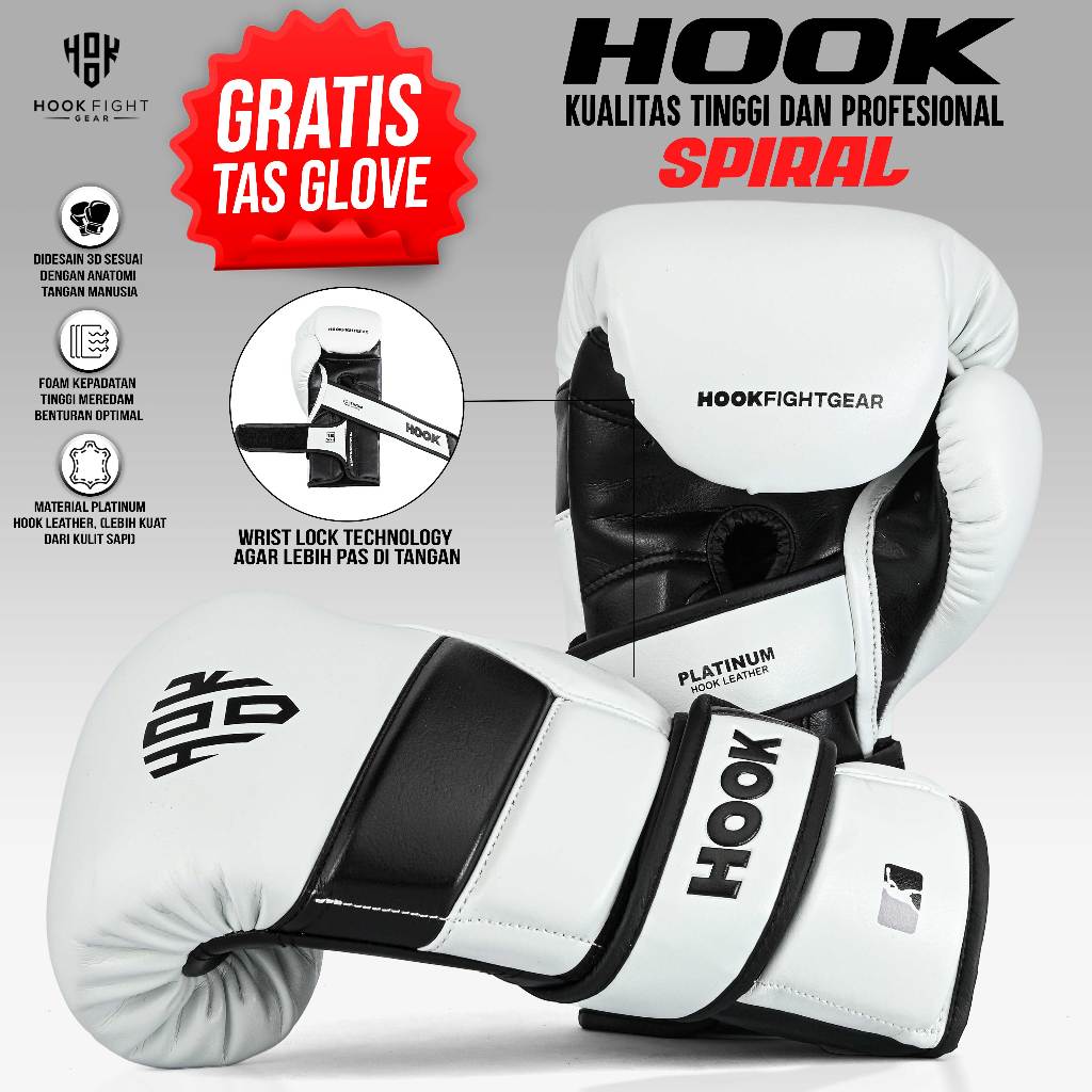 Jual Sarung Tinju Boxing Hook Gloves Muaythai Sarung Tangan Muay Thai ...