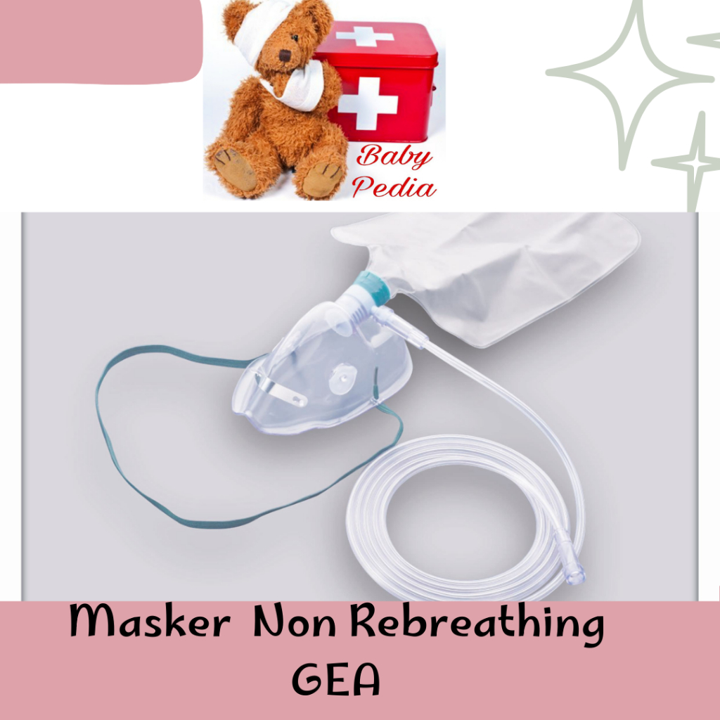 Jual BabyPedia Masker Oksigen Non Rebreathing Dewasa Anak - Oxygen Mask ...
