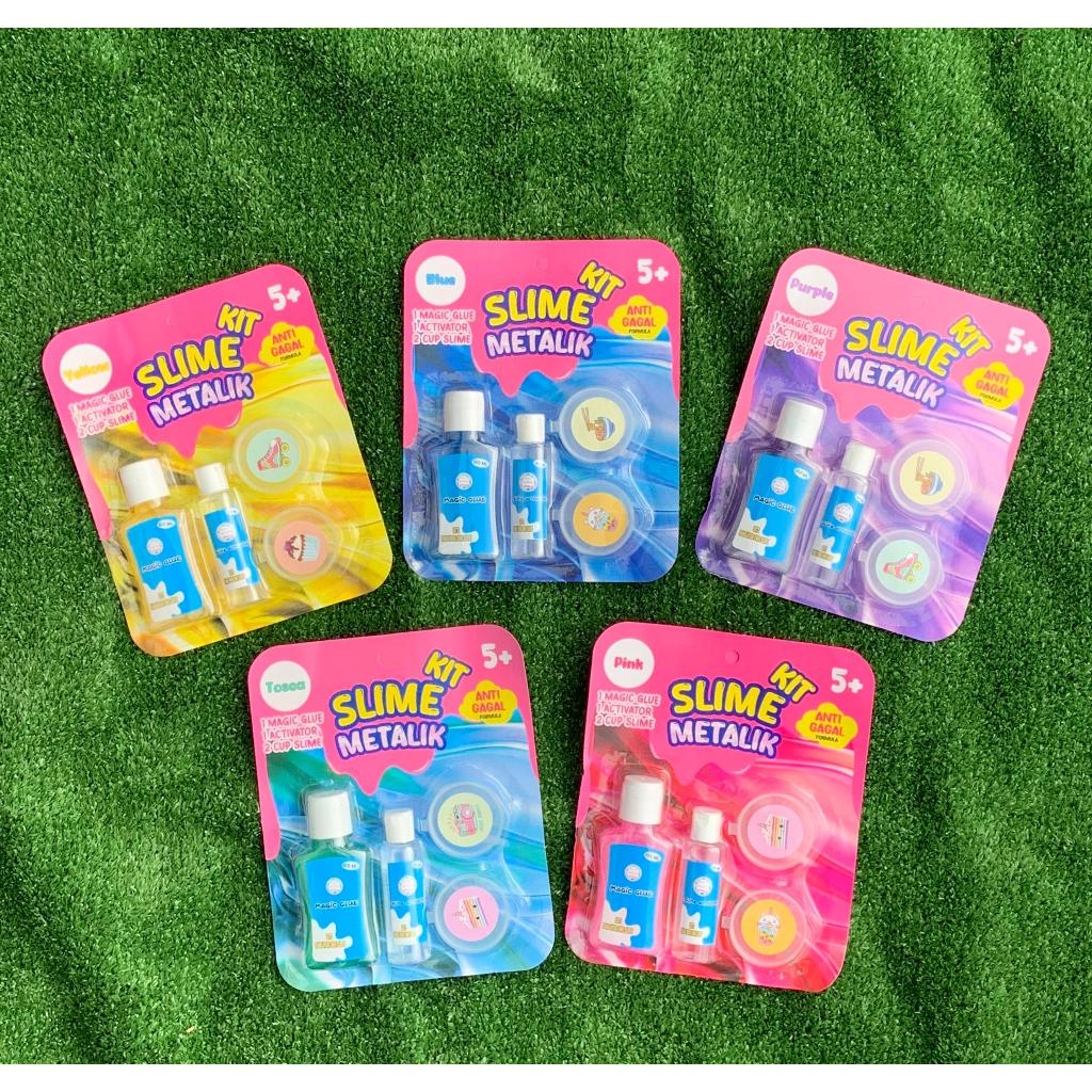Jual SLIME KIT METALIK/SLIME KIT EXPRESS/SLIME KIT/DIY SLIME/MAINAN ...