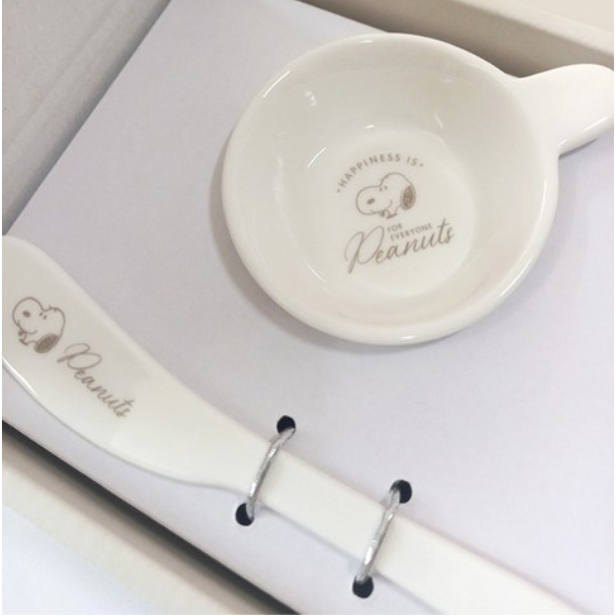 Jual PEANUTS SNOOPY KNIFE AND SAUCE BOWL SET ORIGINAL SNOOPY KOREA ...