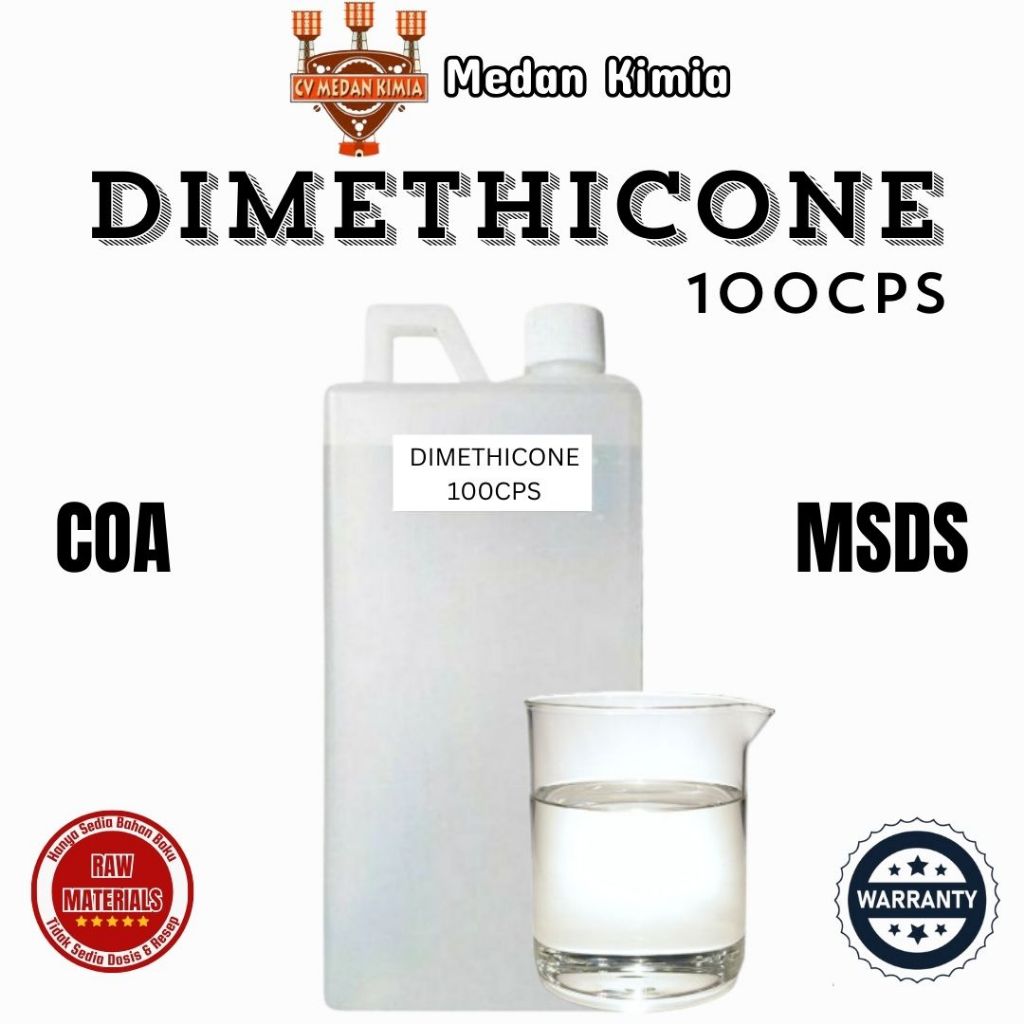 Jual Dimethicone 100 cps / Dimeticone 100cps - 500gr / Bahan Pelembab ...