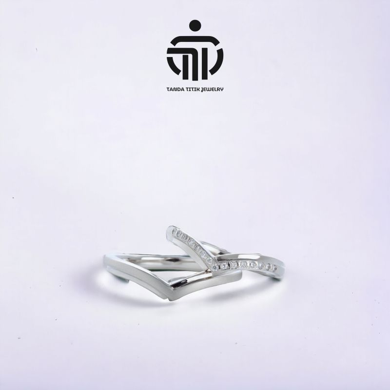 Jual Cincin Couple Perak/Silver (950) Asli Bersertifikat Original Tanda ...