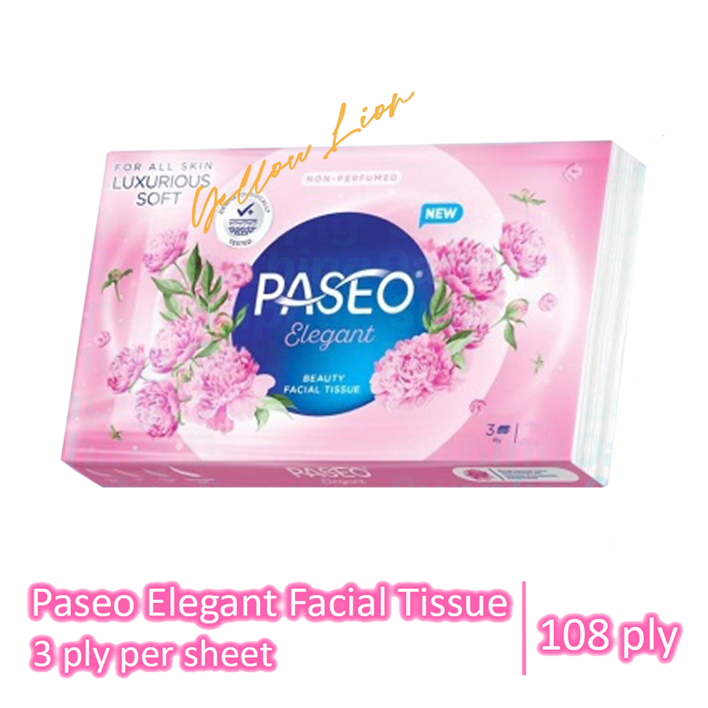Jual Tissue Beauty Facial Paseo Elegant (108 ply) | Shopee Indonesia
