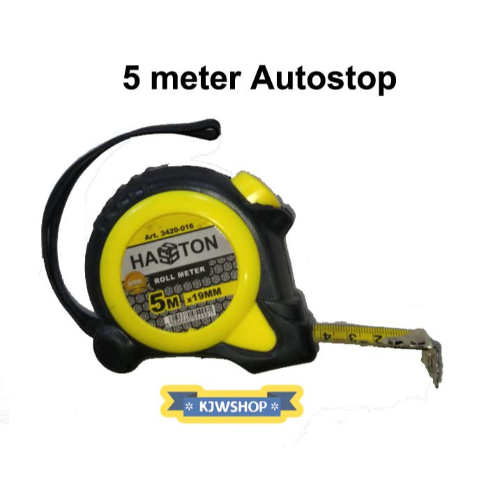 Jual Meteran HASSTON 3 Meter 5 meter Autostop Alat Pengukur 3m 5m ...