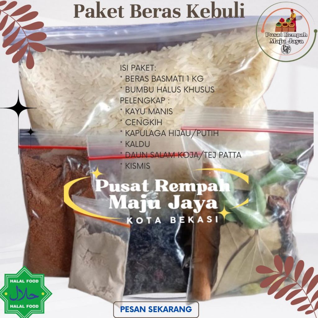 Jual Paket Beras Basmati Kebuli 1 kg | Shopee Indonesia