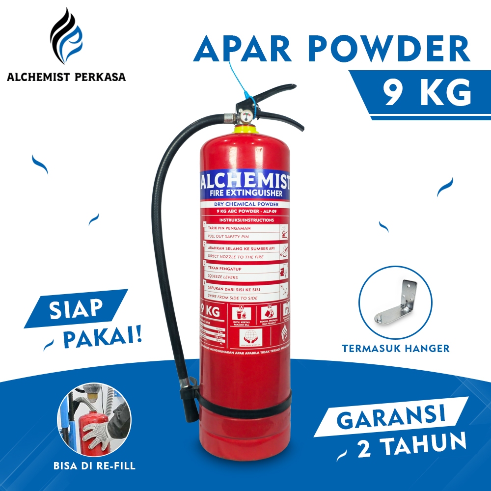 Jual APAR 9 KG Isi ABC Powder - Full Set - Siap Pakai | Shopee Indonesia