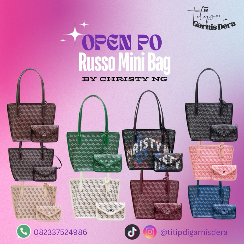 Jual (READY STOCK) Russo mini bag by Christy NG | Shopee Indonesia