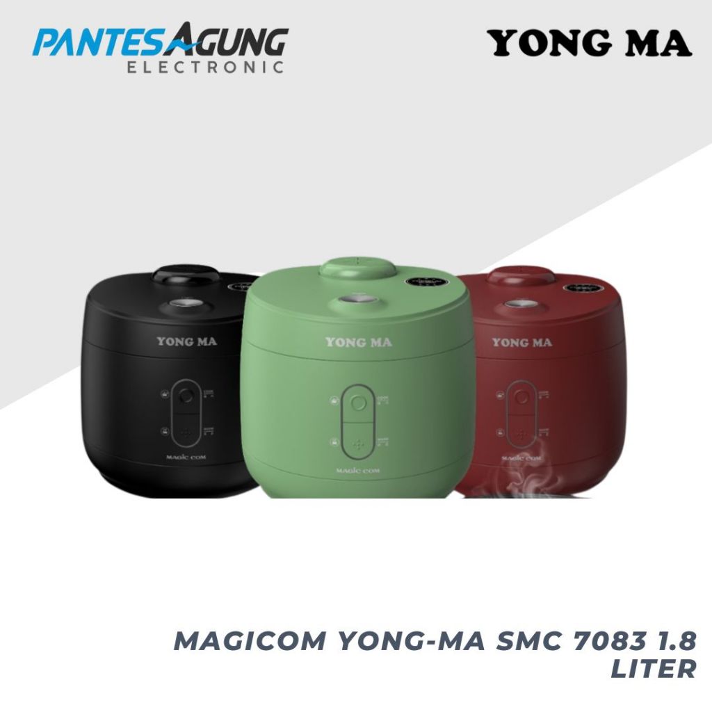 Jual MAGICOM YONG-MA SMC 7083 1.8 LITER PANCI PREMIUM BLACK | Shopee ...