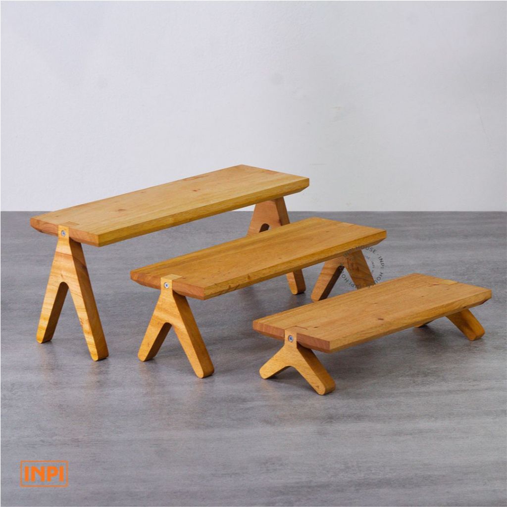 Jual Rak Susun Tangga Kayu Alas Pajang Produk | Shopee Indonesia