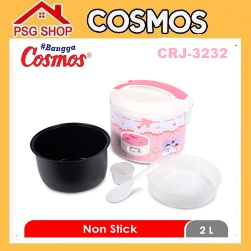 Jual Rice Cooker Cosmos CRJ3232 / CRJ-3232 Kapasitas 2L | Shopee Indonesia
