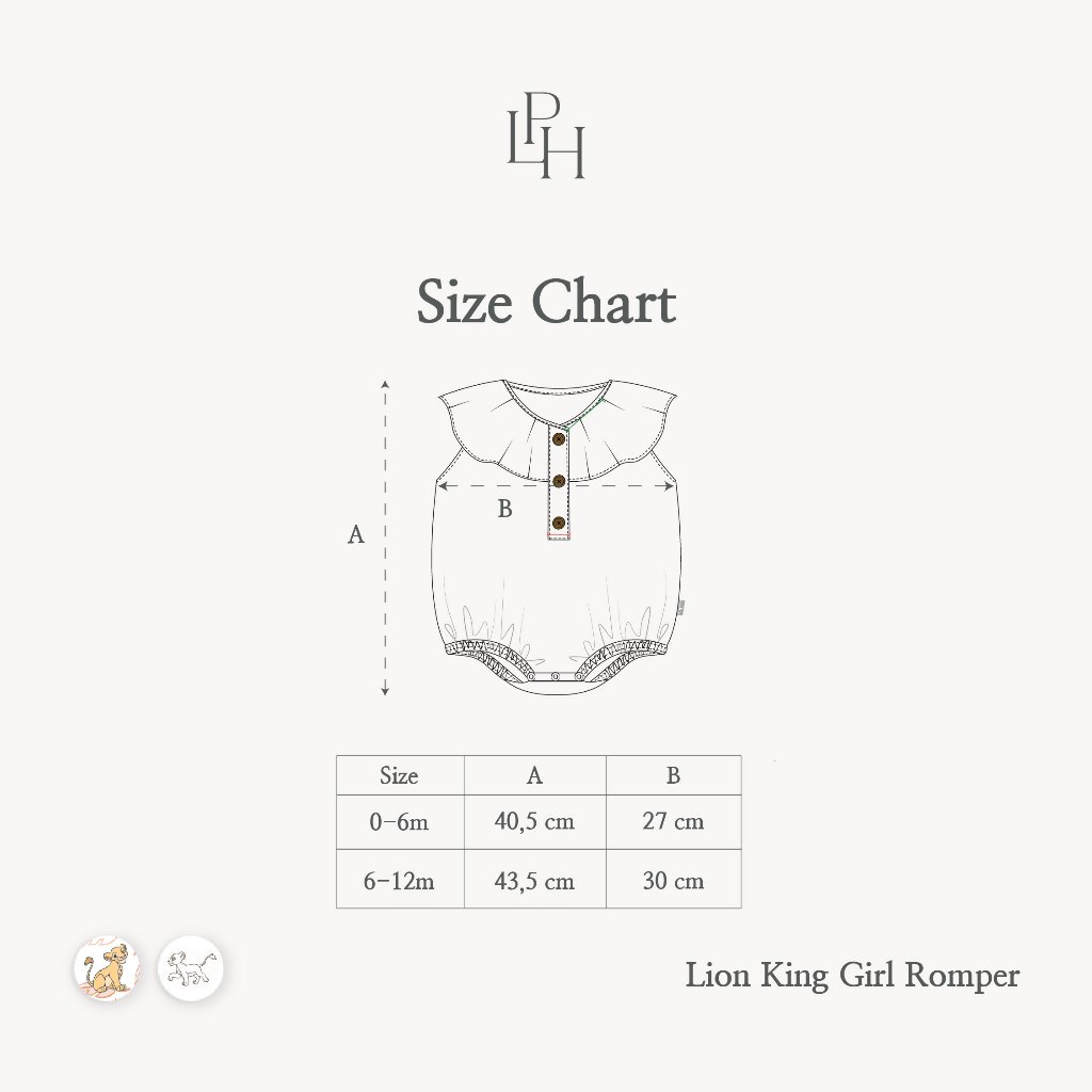 Jual Little Palmerhaus - Lion King Girl Romper (Jumper Bayi Perempuan ...