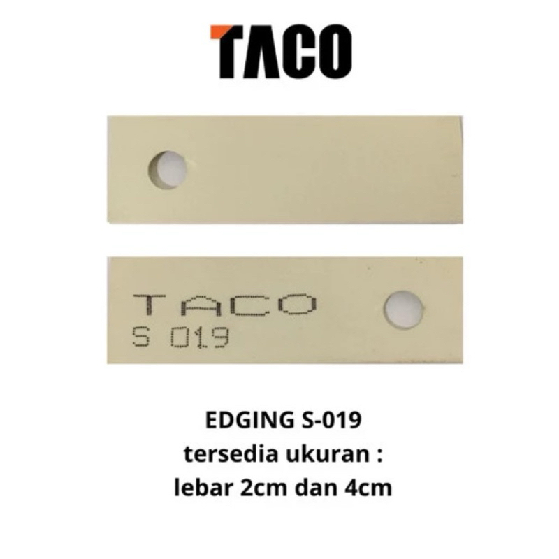 Jual TACO Edging Warna Solid Krem 019AA TH 019 AA S 019 Hpl Pelapis ...