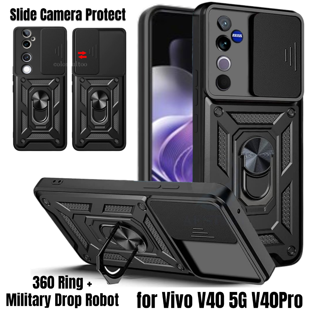 Jual Transformer + Ring Standing Case Vivo V50 5G V50Lite V40 V40Lite V40Pro V30 V30Pro V29 V29E ...