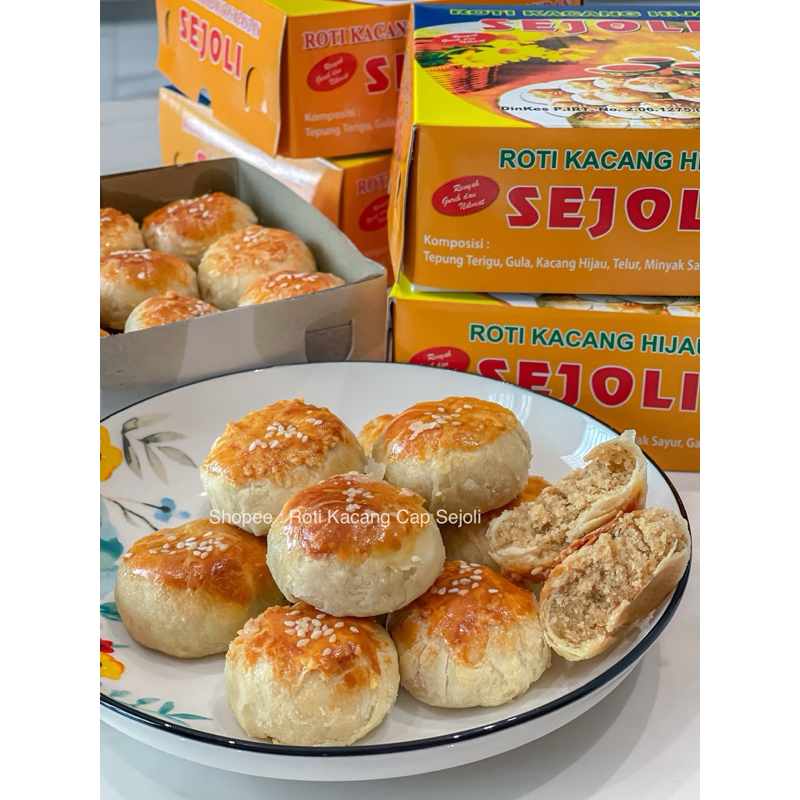 Jual Roti Kacang Hijau / Kue Kacang hijau / Pia Kacang hijau rasa ...