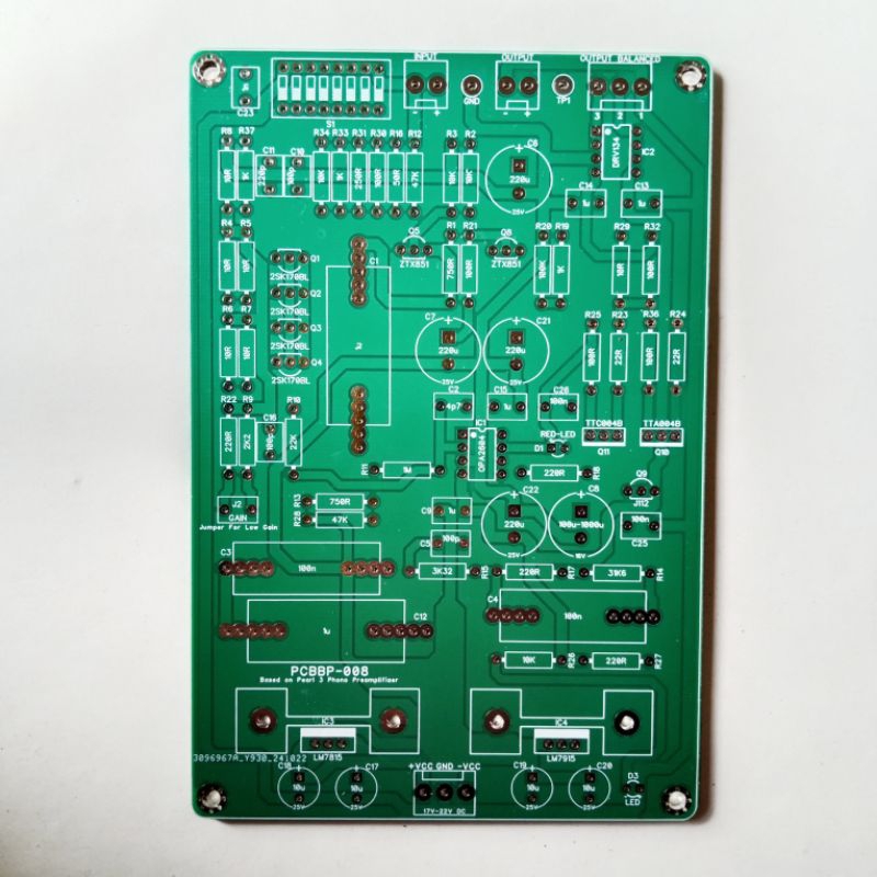 Jual T-Audio PCBBP-008 Based on Pass Labs Pearl 3 Phono Preamp ...