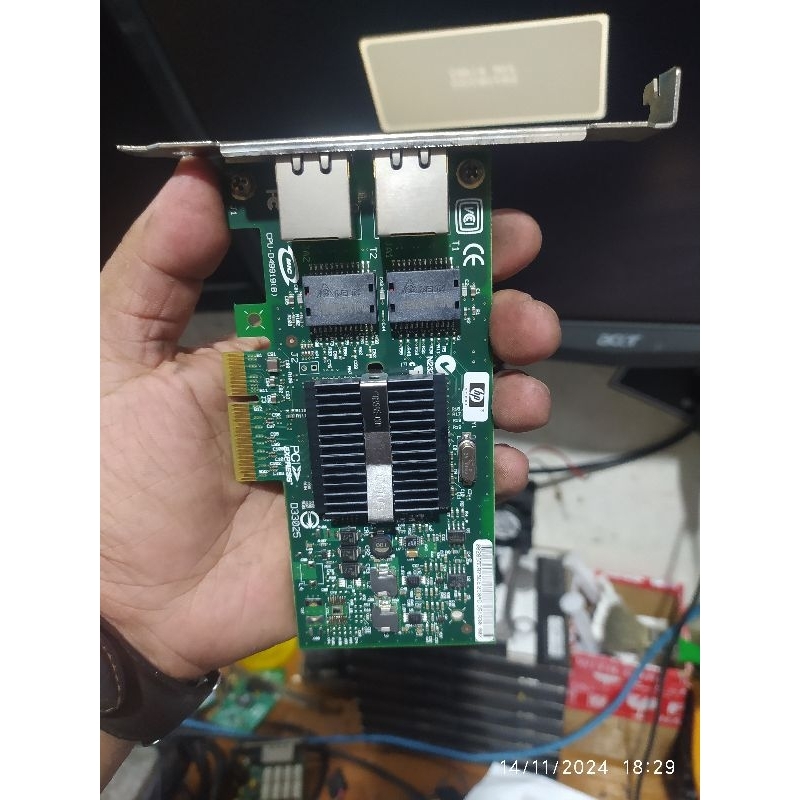 Jual Lan card pcie x16 Hp NC 360T | Shopee Indonesia