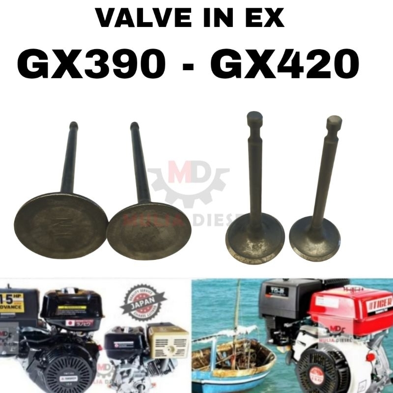Jual Klep Valve In Ex Mesin Penggerak Generator Genset 13 HP 15 HP 5000 ...