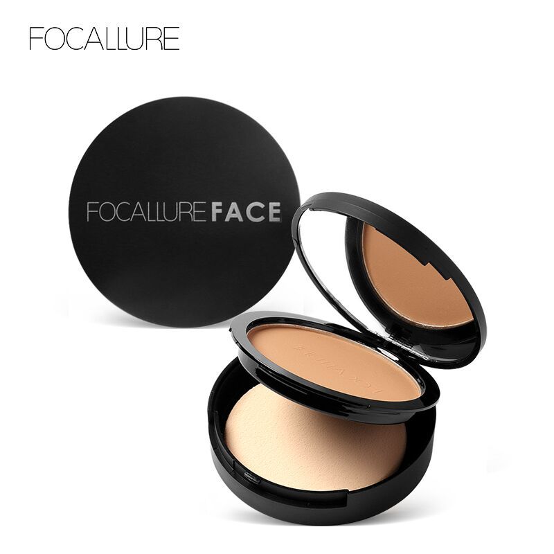 Jual BPOM Focallure Pressed Powder Puff FA16 Bedak Padat Wajah Muka ...