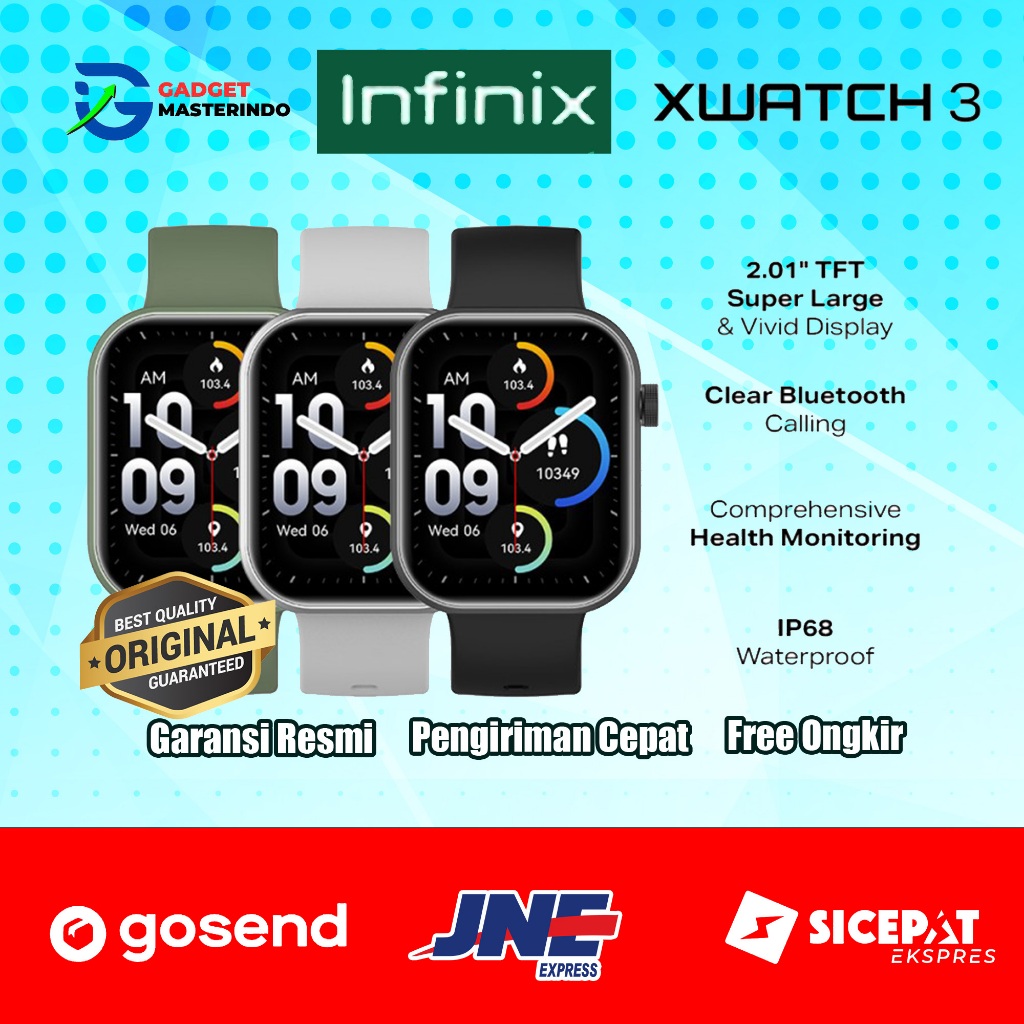 Jual Infinix Smartwatch XW3 270mAh Garansi Resmi | Shopee Indonesia
