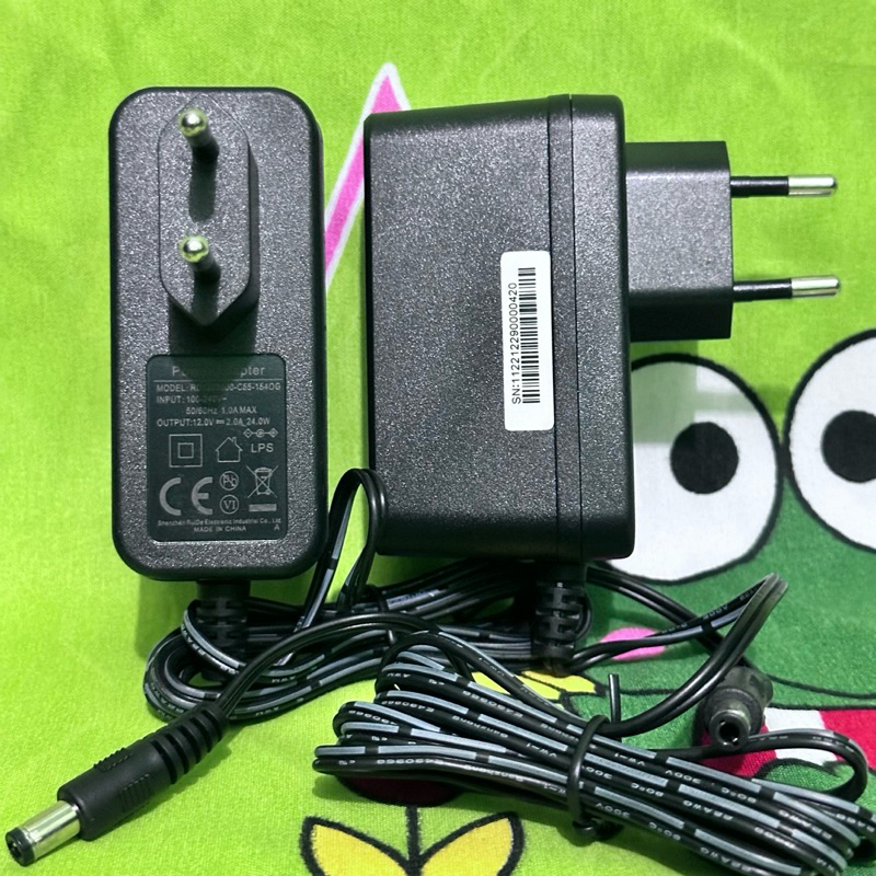 Jual adaptor 100% original 12v 2a murni merek LPS new/baru bisa buat ...