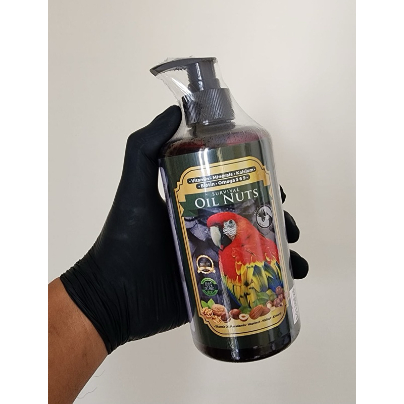 Jual SURVIVAL OIL NUTS VITAMIN UNTUK PARROT 500ml | Shopee Indonesia
