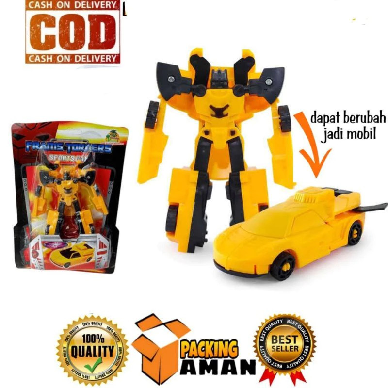 Jual OCT8242 ROBOT BUMBLE BEE TRANSFORMER Mainan Anak Robot Berubah ...