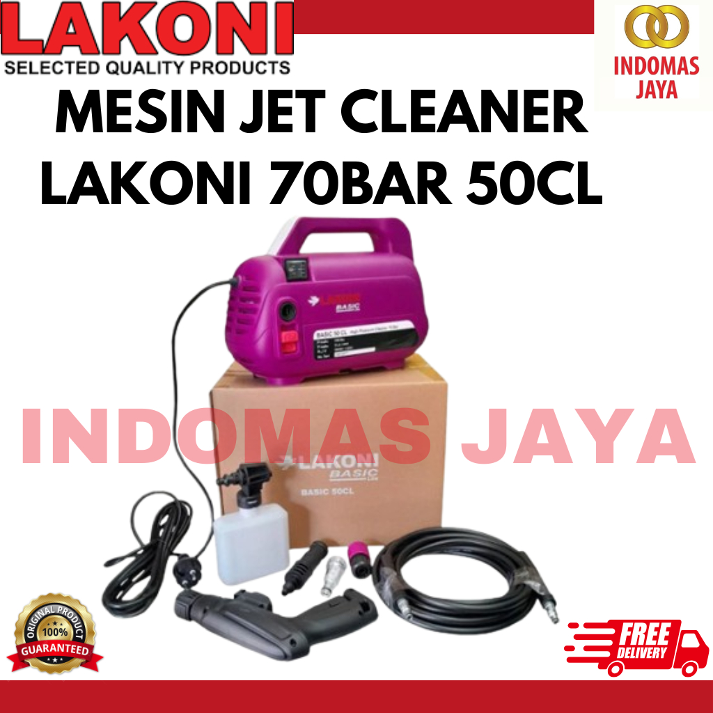 Jual Mesin JET CLEANER LAKONI BASIC 50CL 70 bar / Mesin Steam Cuci ...