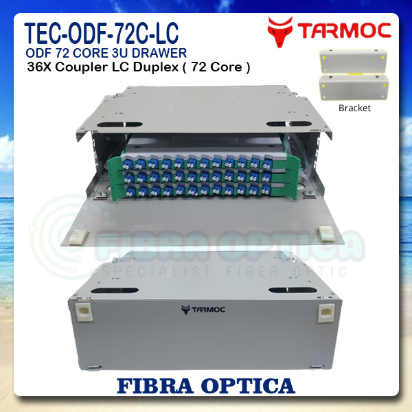 Jual Fiber Optic ODF/OTB 72 Core LC Lengkap Rackmount | ODF 72C LC ...