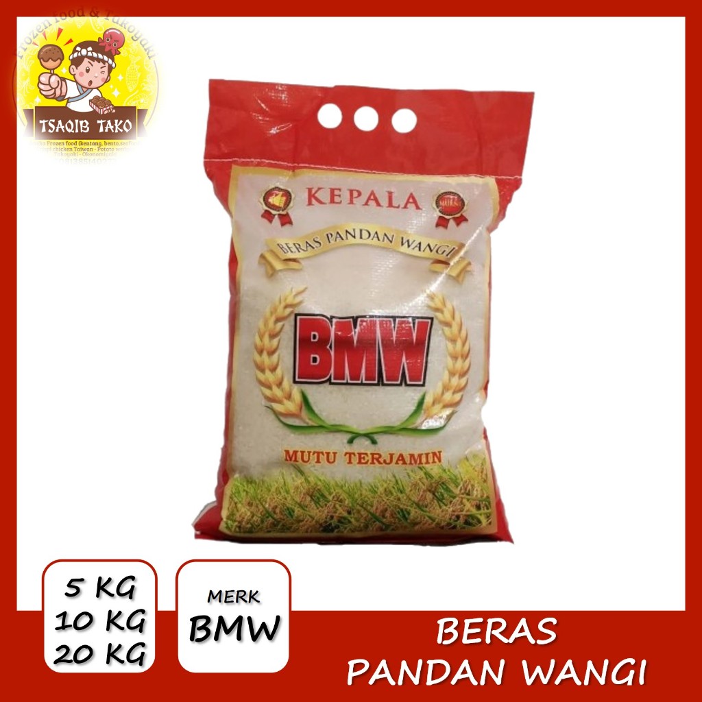 Jual BERAS CAP BMW 20KG PANDAN WANGI SUPER PREMIUM PULEN | Shopee Indonesia
