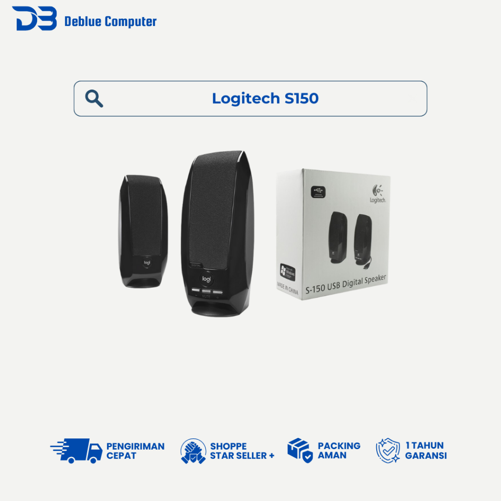 Jual Logitech S150 Speaker Stereo USB - Desain Kecil dan Ringkas untuk ...