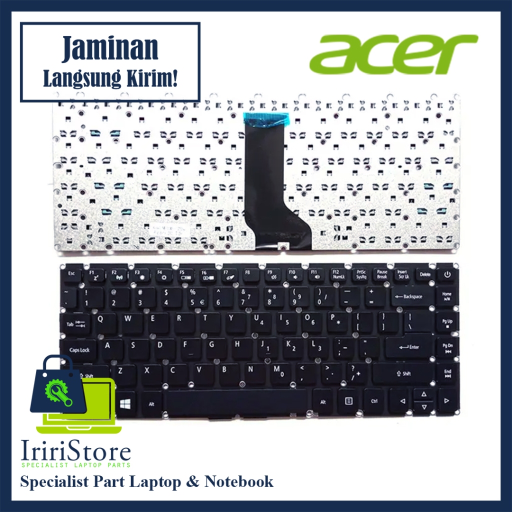 Jual KEYBOARD LAPTOP ACER ASPIRE A314-32 A314-21 TYPE B | Shopee Indonesia