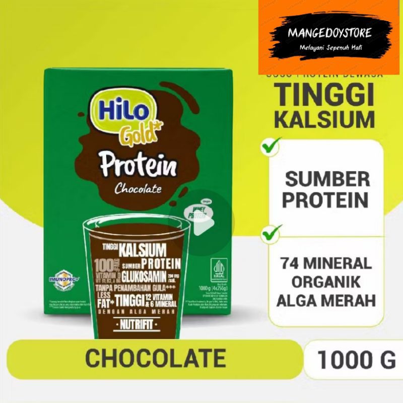Jual HiLo Gold Chocolate 1000gr/Hilo Gold Cokelat 750gr -Susu Tinggi ...