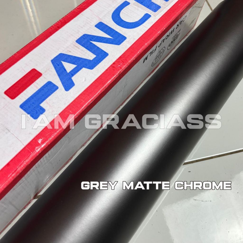 Jual Stiker Skotlet Mobil Grey matte chrome Fanchi Premium Grey ...
