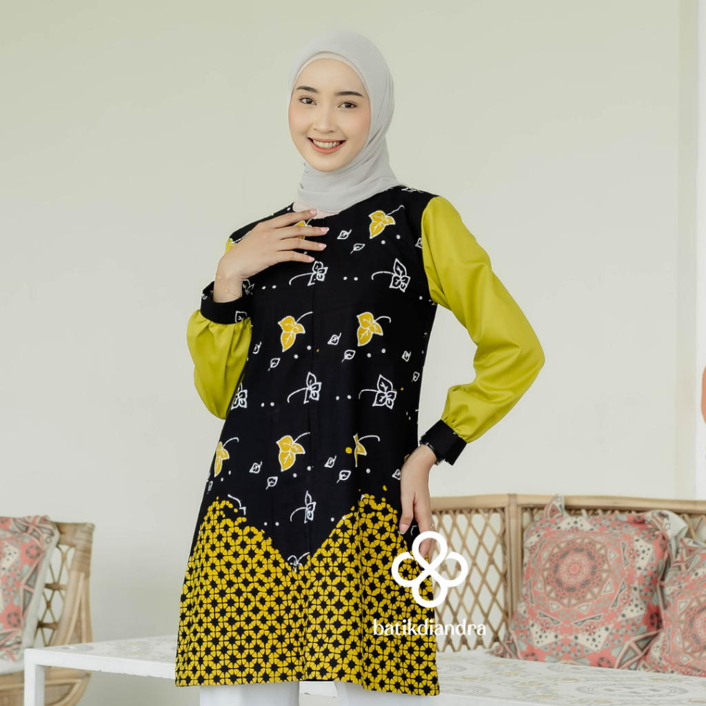 Jual Batik Dress Atasan Wanita Kekinian Baju Kerja Modern Couple by New ...