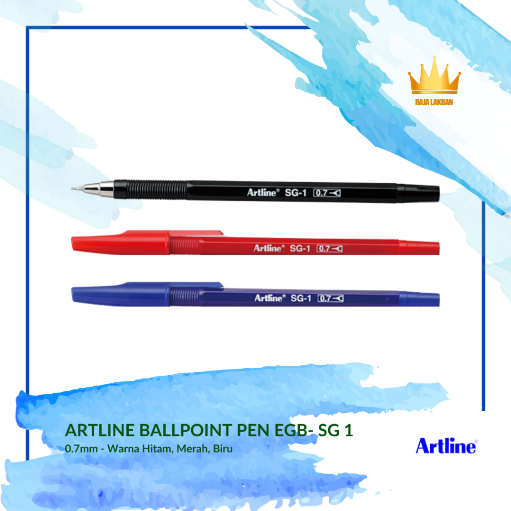 Jual Pulpen Tulis Ballpoint Artline Ballpoint Pen EGB-SG 1/ 0.7 mm ...