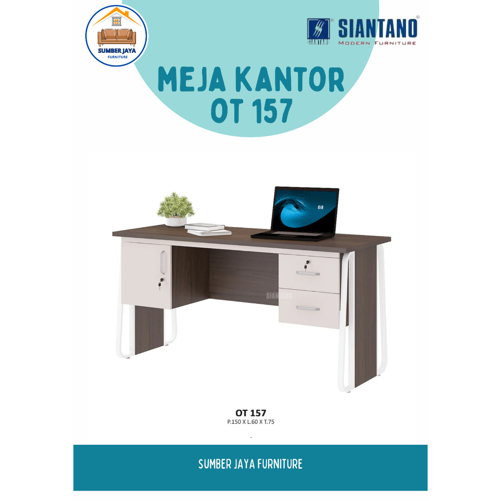 Jual MEJA KERJA OT 157 SIANTANO | Shopee Indonesia