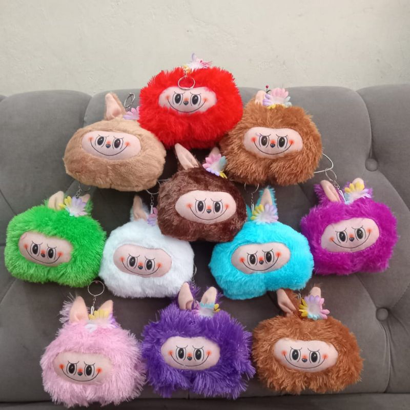 Jual gantungan kunci kepala labubu virall gantungan Head keychain ...