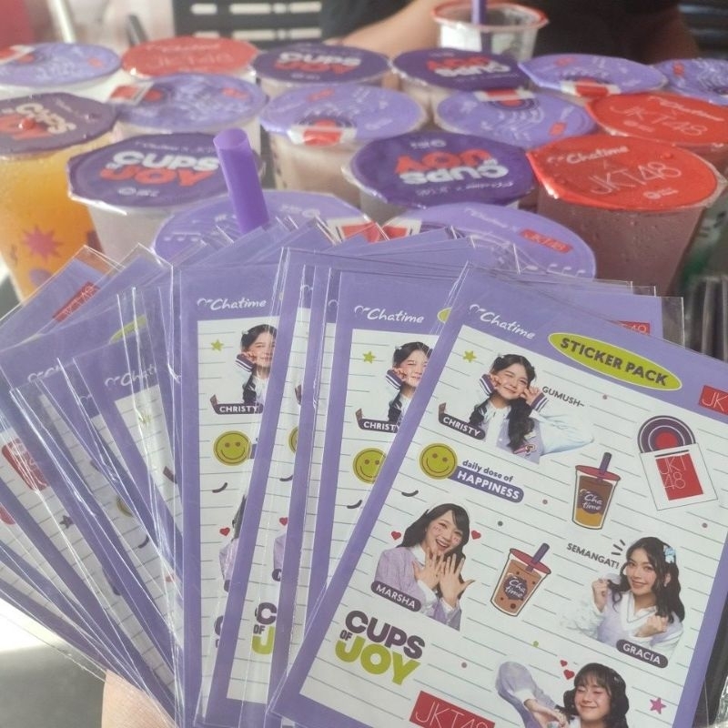 Jual Sticker Chatime X JKT48 2024 | Shopee Indonesia